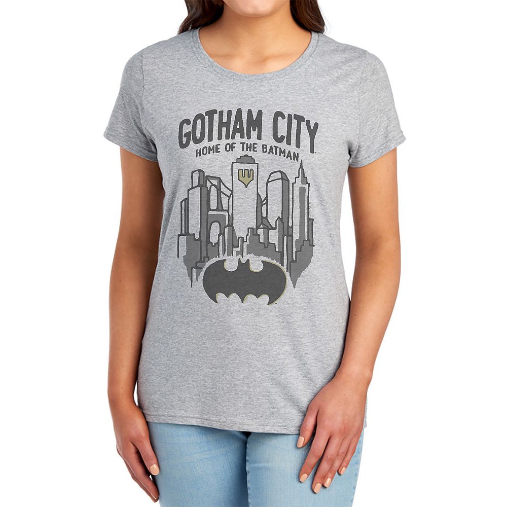Juniors' Batman Gotham City Graphic Tee