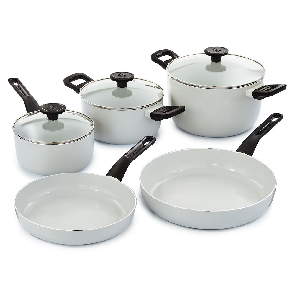 BergHOFF Leo Glints 8-pc. Ceramic Nonstick Cookware Set