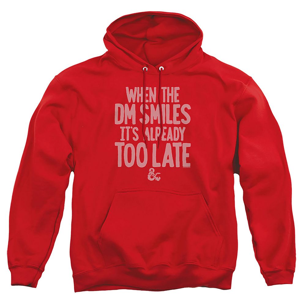 Big & Tall Dungeons & Dragons "When The DM Smiles" Graphic Pullover Hoodie
