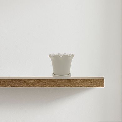 Everyday Decor Mini Ruffle Planter