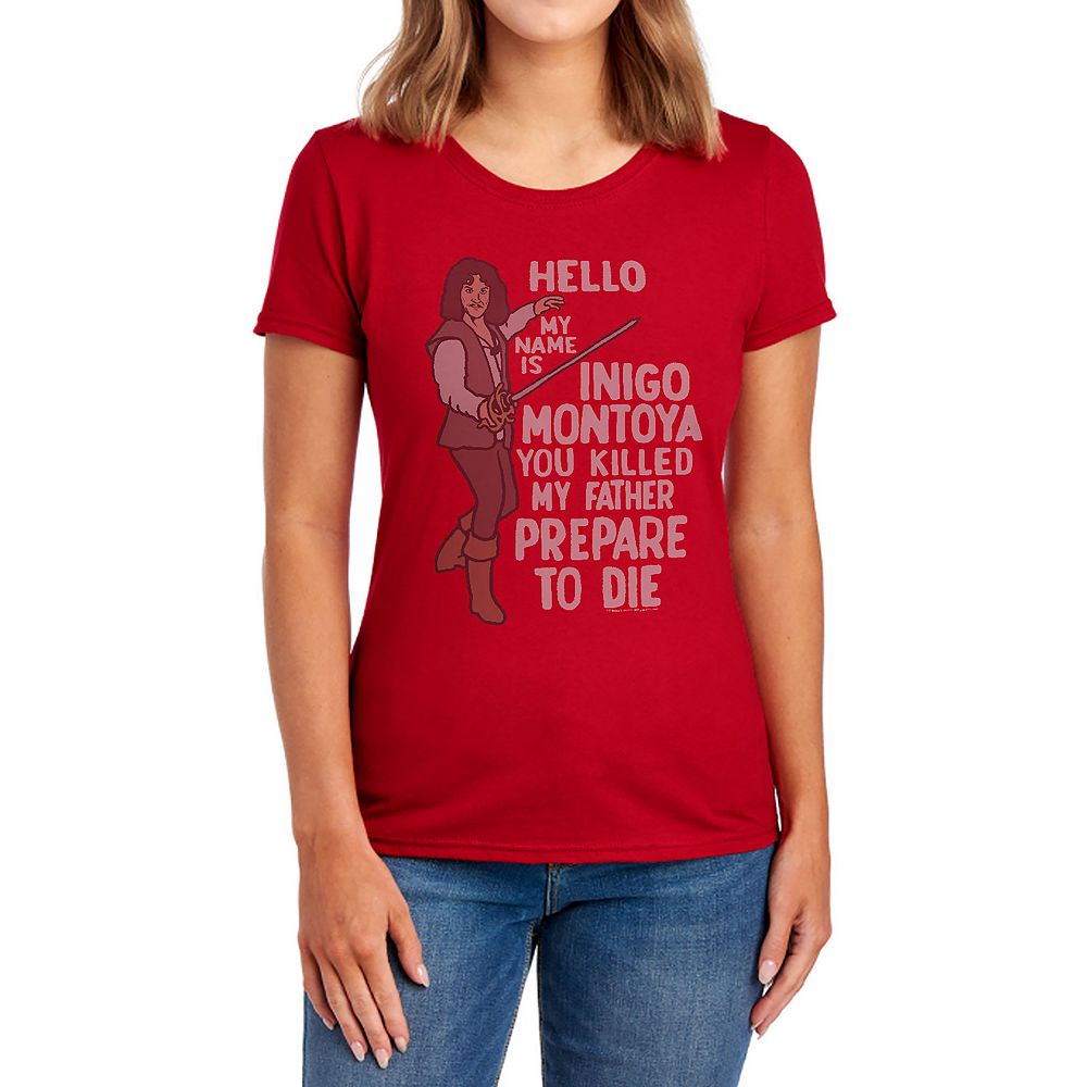 Juniors' The Princess Bride Inigo Montoya Quote Graphic Tee