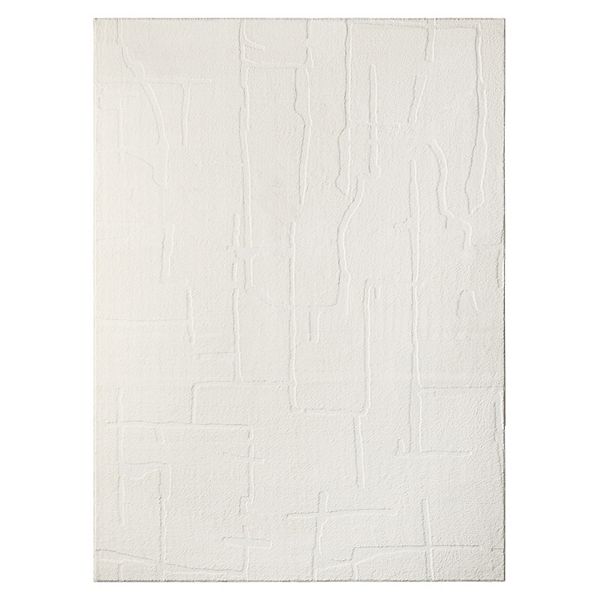 Town & Country Rae Abstract Machine Washable Rug with Non-Slip Backing