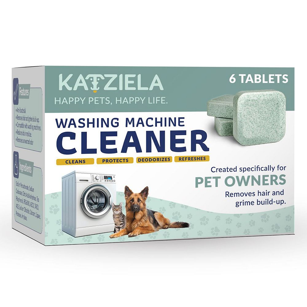 Katziela Washing Machine Cleaner Tablets 6 Pack (3-Month Supply ...