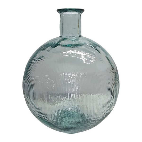 Discover Europe Textured Recycled Glass Vase