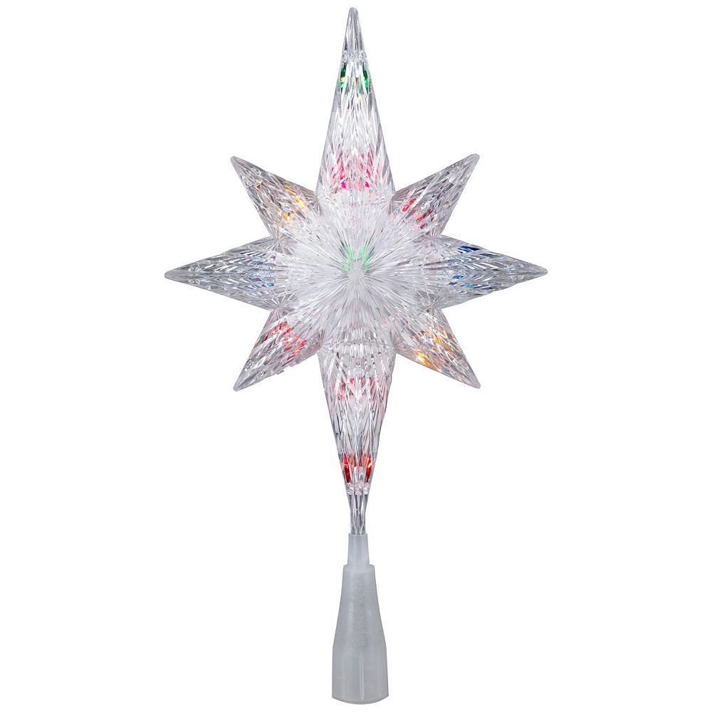 Northlight Multicolor Light-Up 8 Point Star of Bethlehem Christmas Tree ...