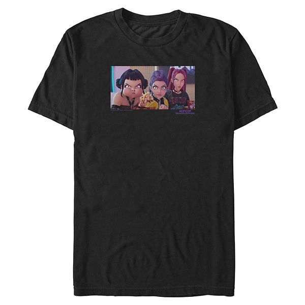 Big & Tall Angry KPop Demon Hunters Graphic Tee