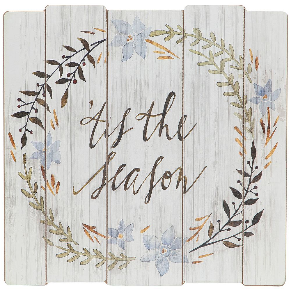 Northlight 12-Inch Tis the Season Wall Decor