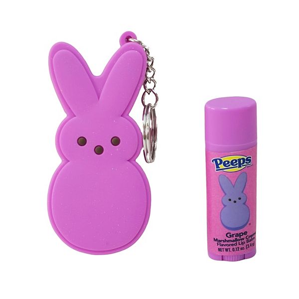 Peeps Lip Balm & Keychain