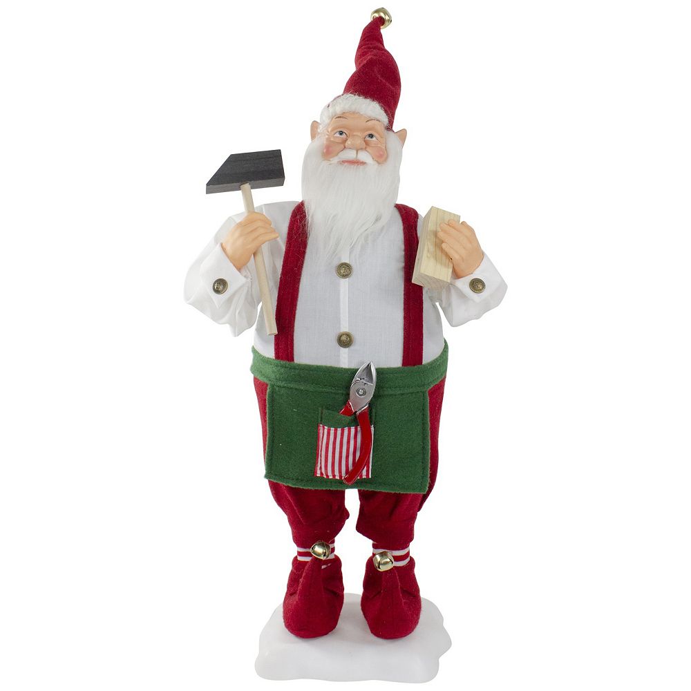 Northlight 24-Inch Santa's Workshop Elf Animated Standing Christmas Figure