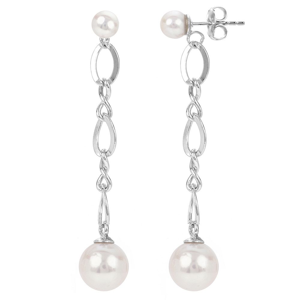 PearLustre by Imperial Sterling Silver Freshwater Cultured Pearl Figure ...