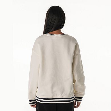 Women's The Wild Collective Cream Dallas Cowboys Oversized Vintage ...