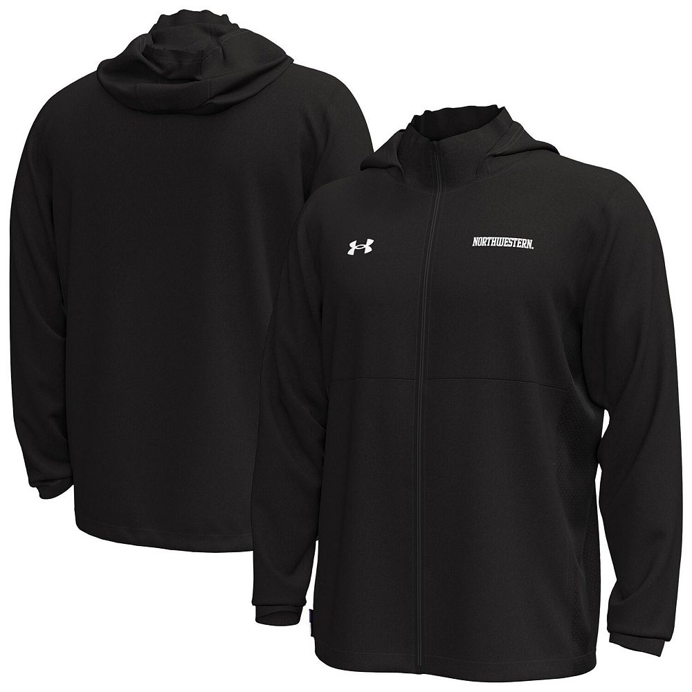 Men's Under Armour Black Northwestern Wildcats Rival Stretch Woven Full ...