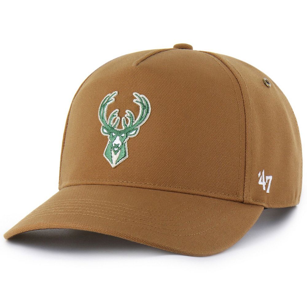 Men's Carhartt x '47 Brown Milwaukee Bucks Hitch Adjustable Hat