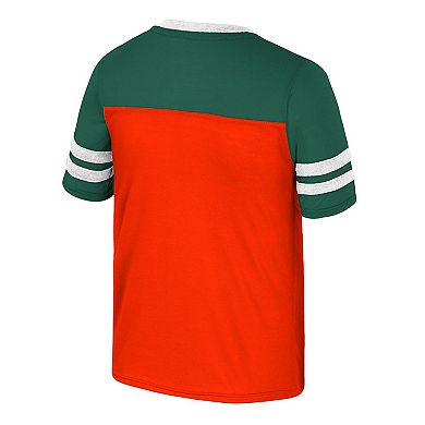 Girls Youth Colosseum Orange Miami Hurricanes Princess Bubblegum Bling ...