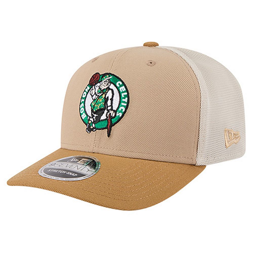 Men's New Era Tan/Light Brown Boston Celtics Two-Tone 9SEVENTY ...