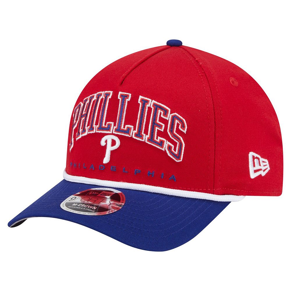 Men's New Era Red/Royal Philadelphia Phillies Arch 9FORTY A-Frame M ...