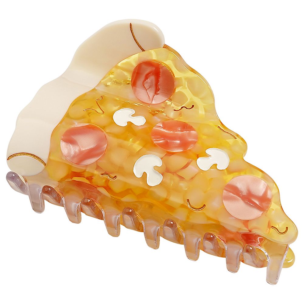 Emberly Pepperoni Pizza Slice Hair Claw Clip