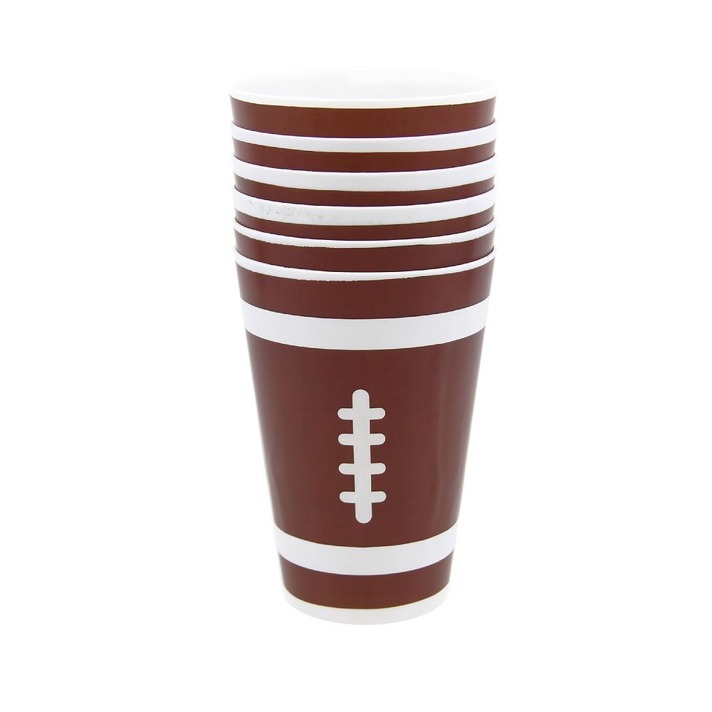 New View Gifts & Accessories 6-pk. Plastic Football Cups