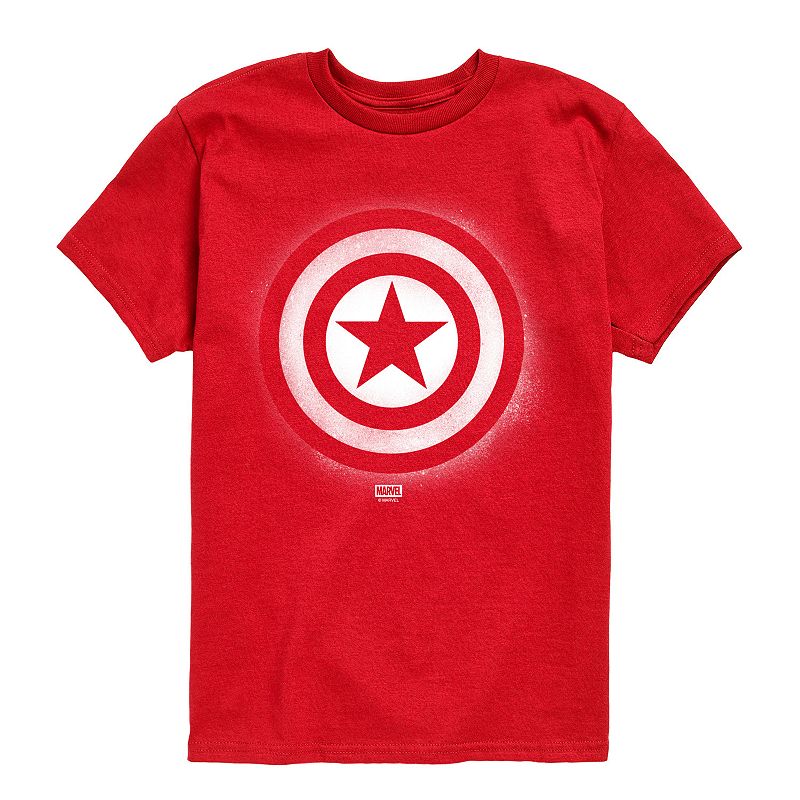 UPC 199763118371 - Boys 8-20 Marvel Captain America Logo Graphic Tee ...