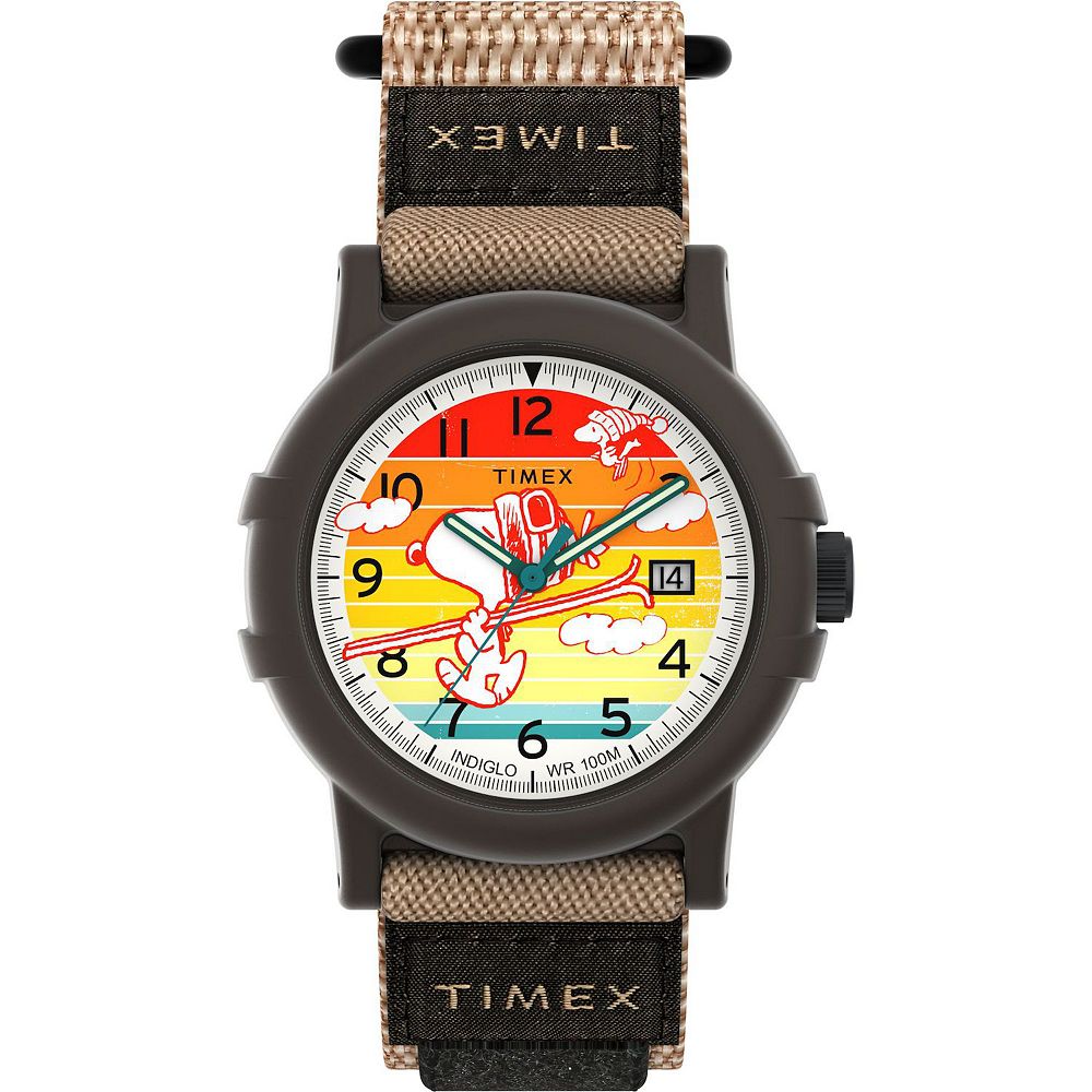 Timex® x Peanuts Camper Ski Snoopy Fast Wrap® Strap Watch - TW4B34900