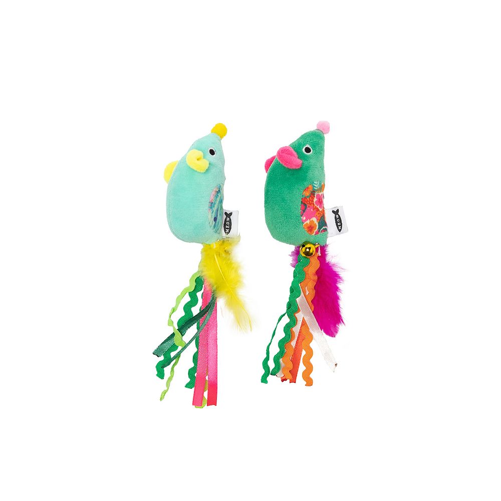 Meow 2-pk. Pattern Mice Plush Cat Toys