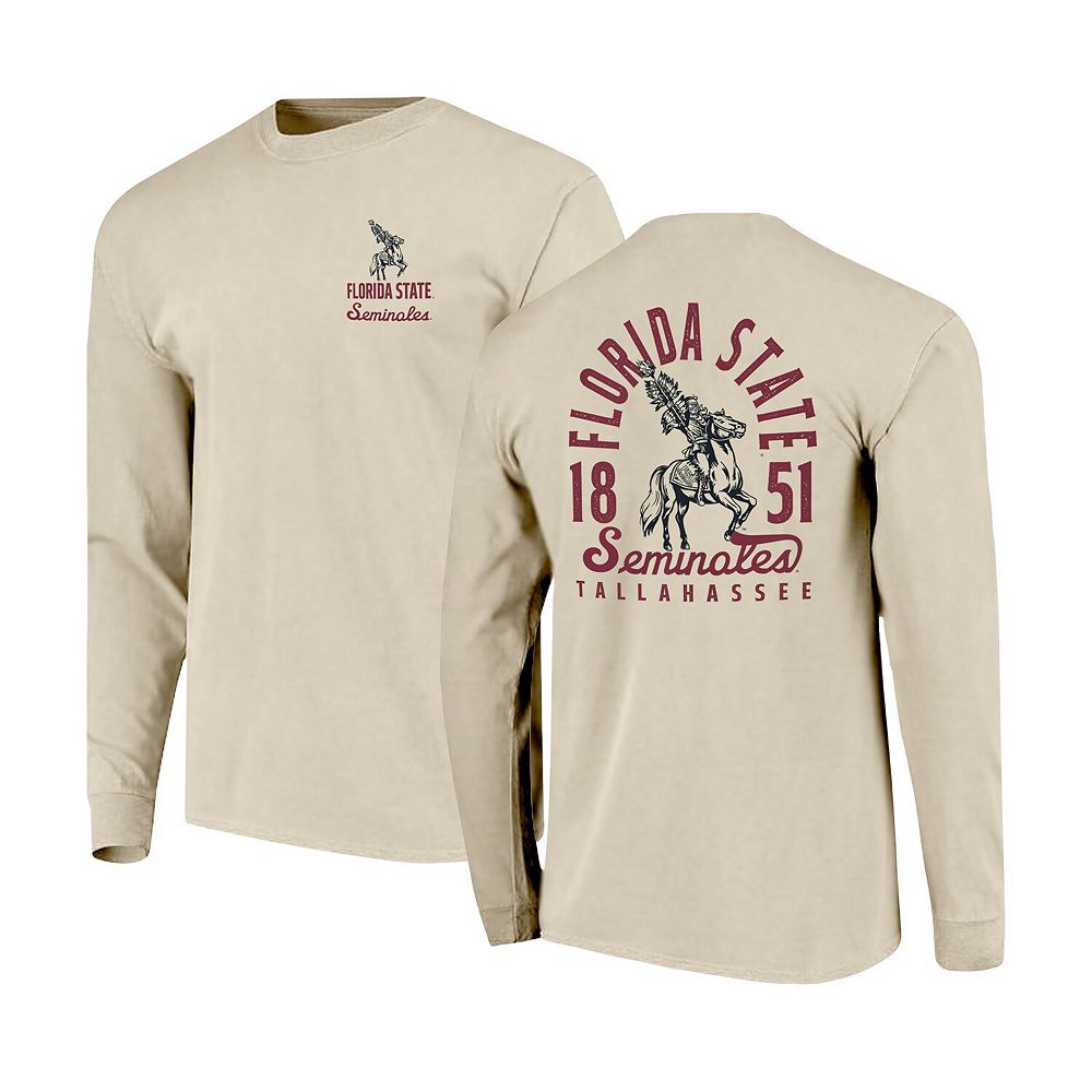 Men's Natural Florida State Seminoles Comfort Colors Mascot Overlay ...