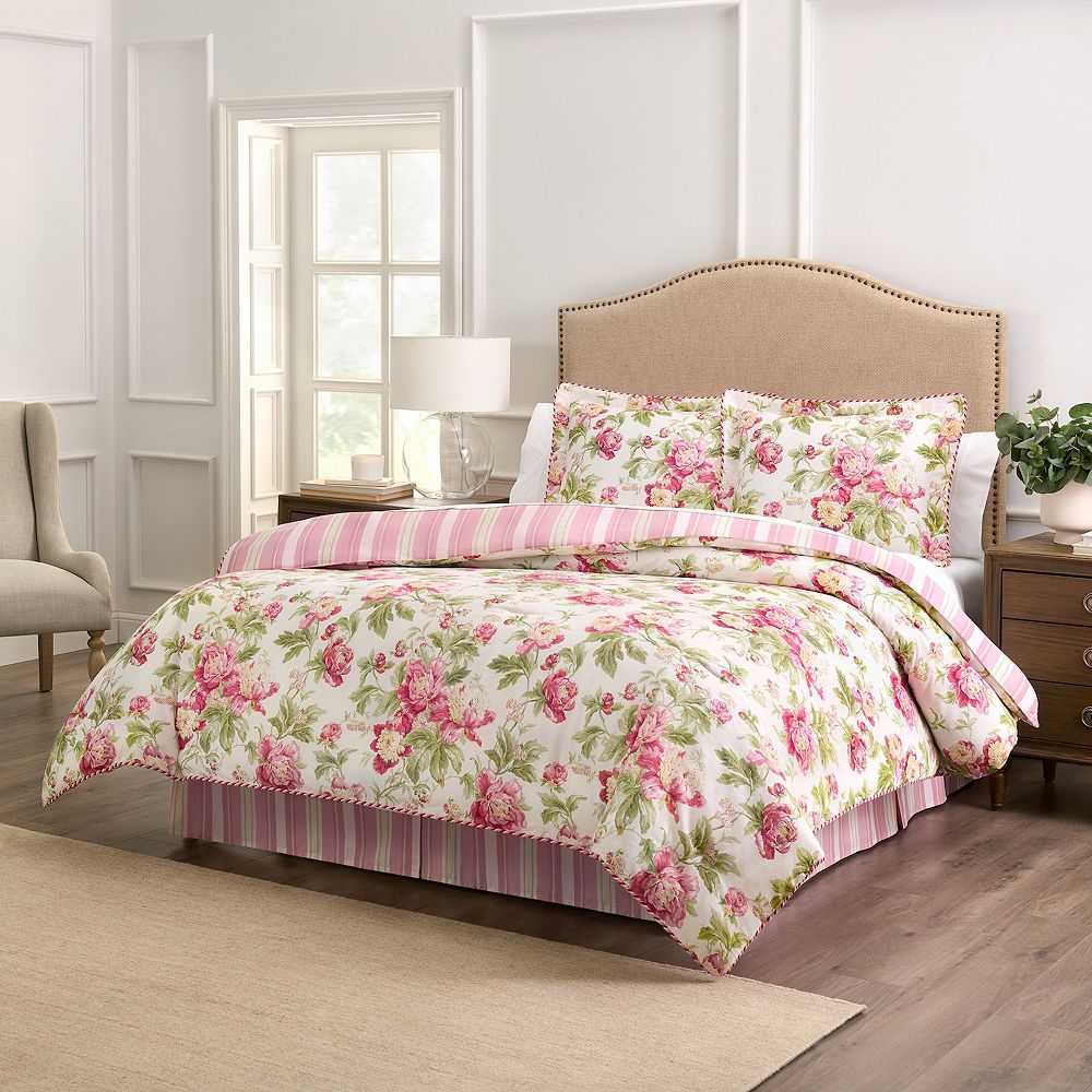 Waverly Forever Peony 4-pc. Comforter Set with Shams