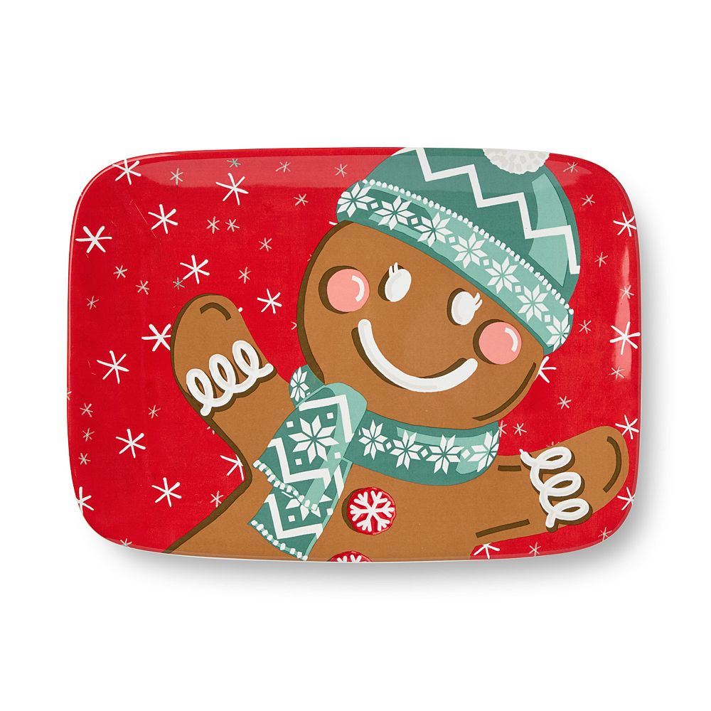 Certified International Christmas Whimsy Gingerbread 14-Inch x 10-Inch ...