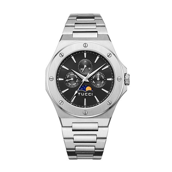 TUCCI Italy Precisione Men's Black Rubber Strap Watch - TW0594