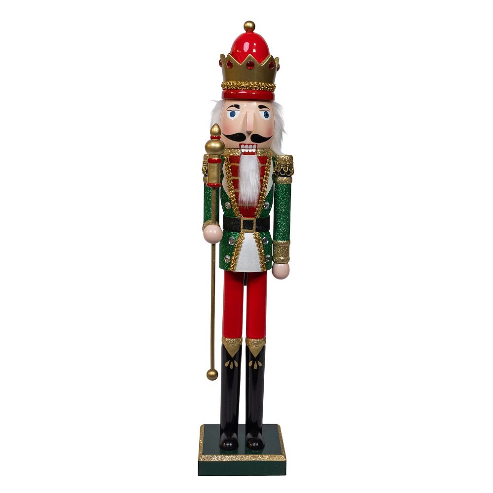 Kurt Adler Nutcracker Figurine 22-Inch King Design Floor Decor