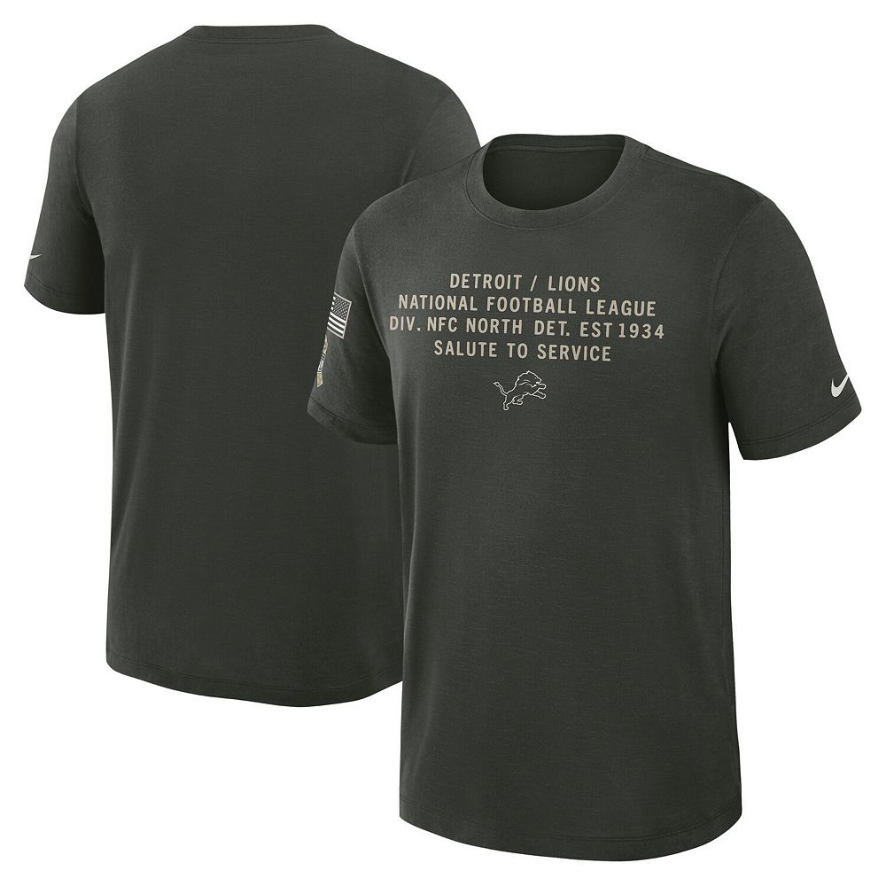 Men's Nike Dark Green Detroit Lions 2025 Salute to Service Sideline ...
