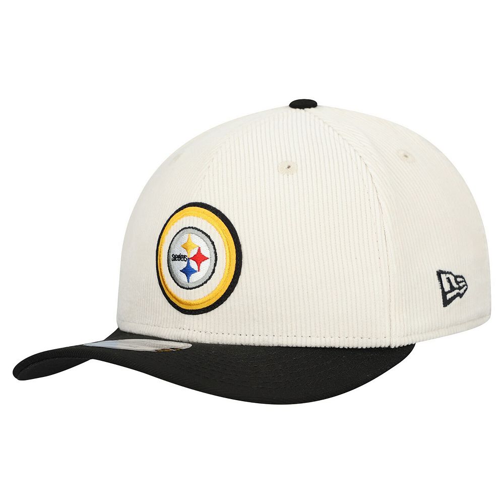 Men's New Era Stone Pittsburgh Steelers Loyal Corduroy 9SEVENTY ...