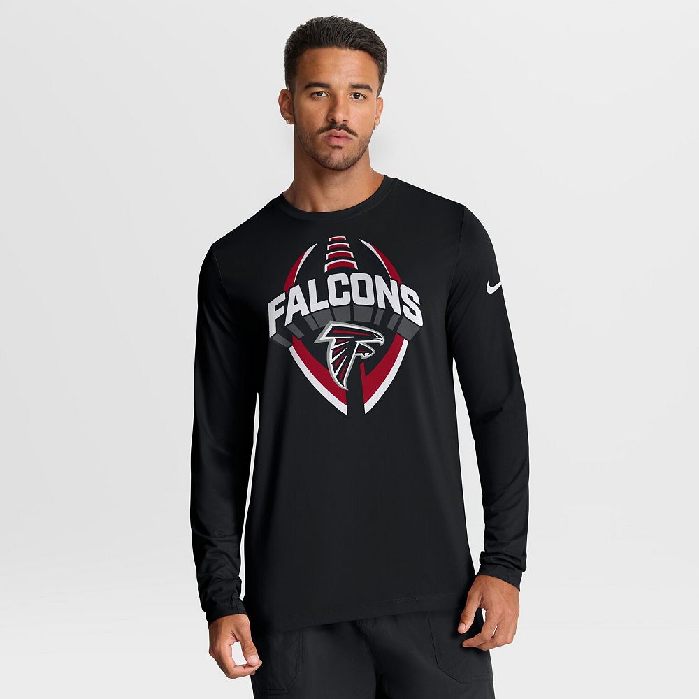 Men's Nike Black Atlanta Falcons Primetime Legend Icon Performance Long ...