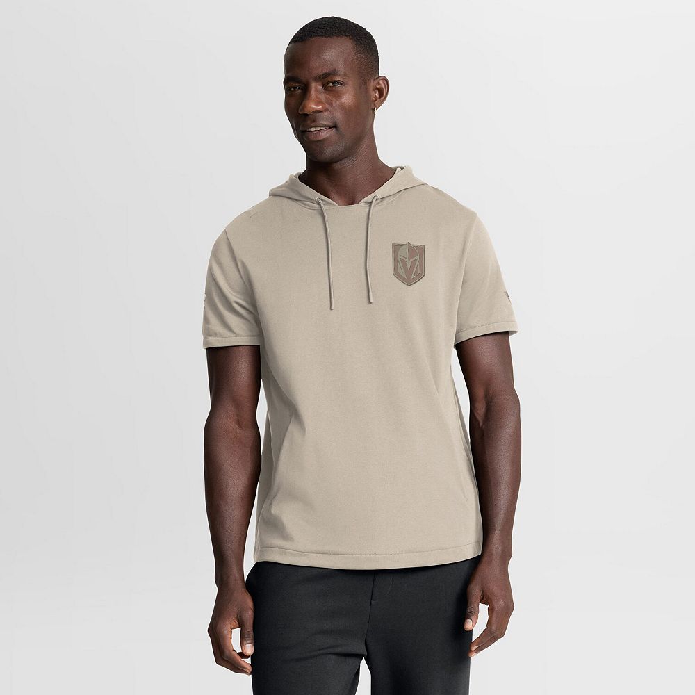 Men's Fanatics Tan Vegas Golden Knights Authentic Pro Road Short Sleeve ...