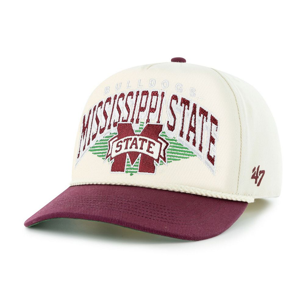 Men's '47 Natural Mississippi State Bulldogs Pomona Two-Tone Rope Hitch ...