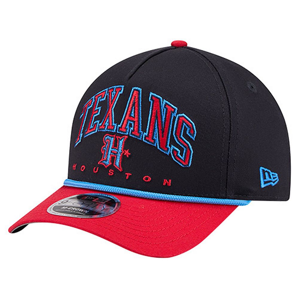 Men's New Era Navy Houston Texans H-Town Arch COOLERA 9FORTY A-Frame M ...