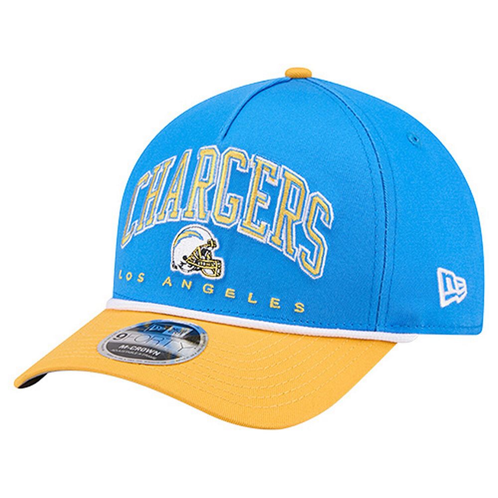 Men's New Era Powder Blue Los Angeles Chargers Arch COOLERA 9FORTY A ...