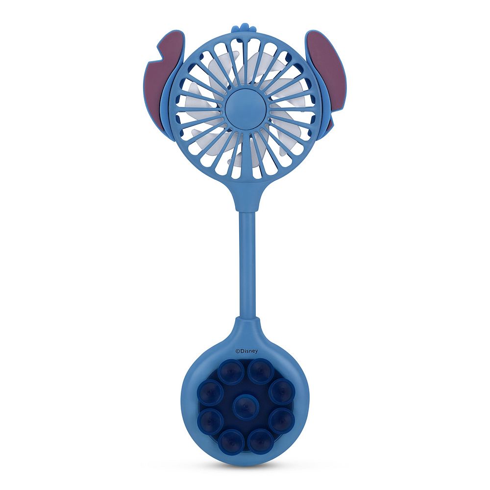Disney's Stitch Portable Handheld Fan with Suction Holder