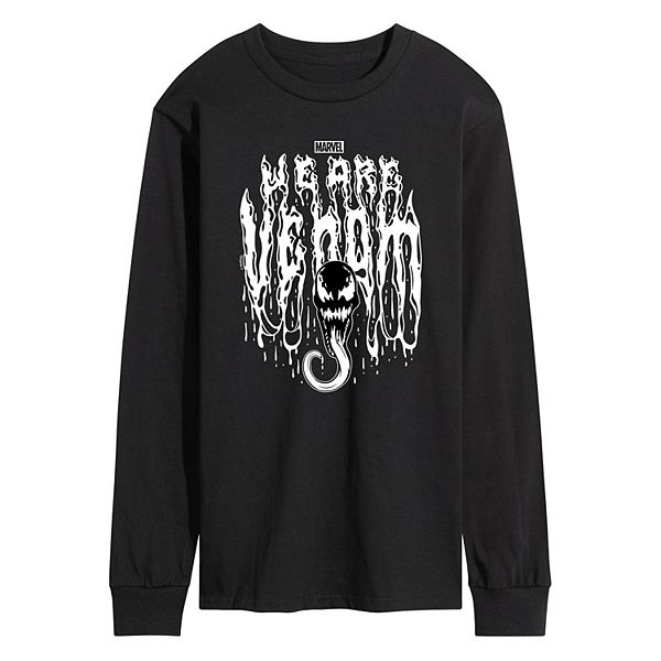 Men's Marvel We Are Venom Dripping Long Sleeve Graphic Tee