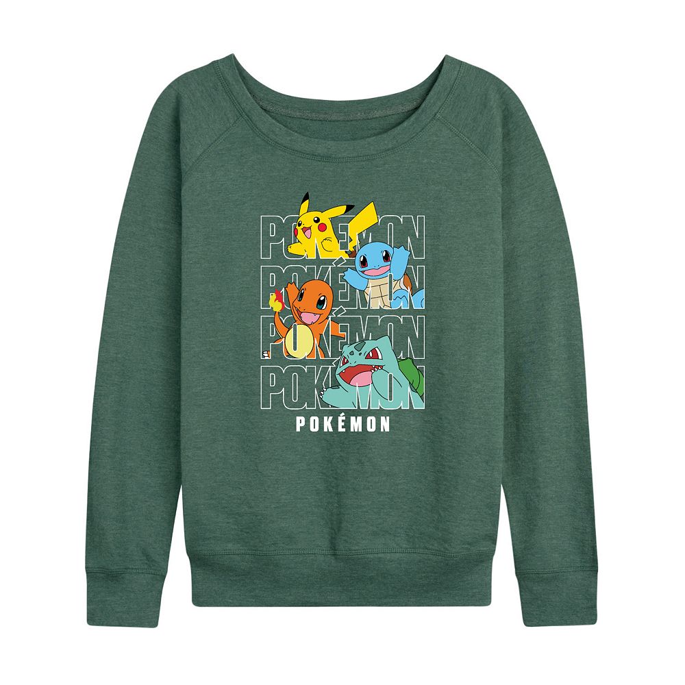 Women's Pokémon Stacked French Terry Long Sleeve Tee