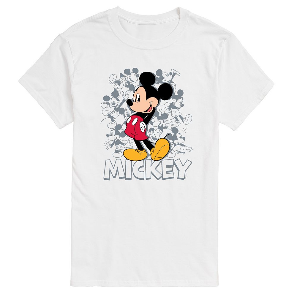 Big & Tall Disney's Mickey Mouse Poses Graphic Tee
