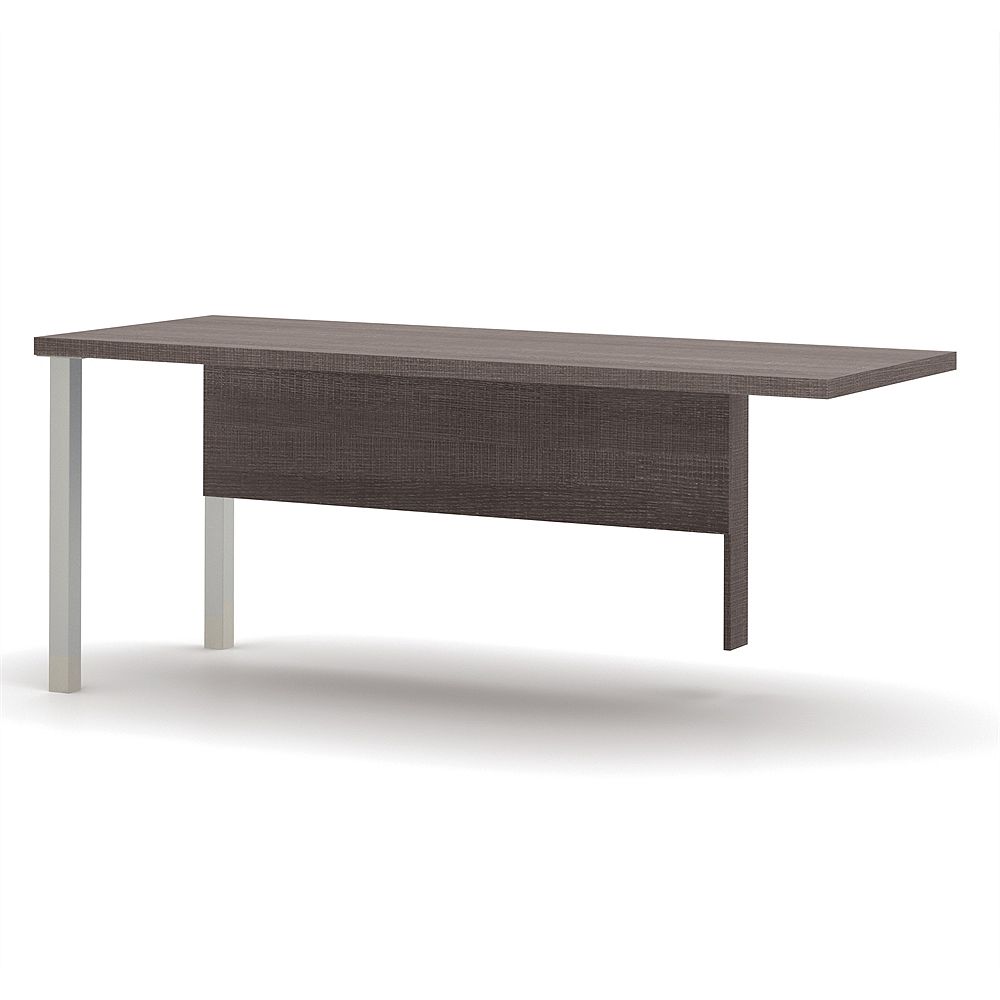 Bestar 72W Return Table with Metal Legs