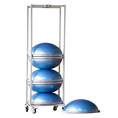 Power Systems Small Exercise Organizer Rack for Bosu Pro Balance ...