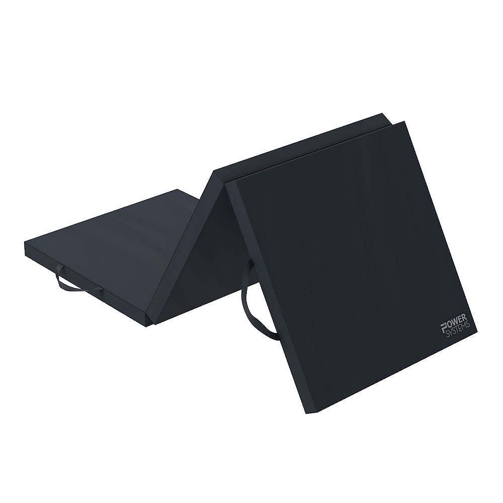 Power Systems Premium Gym Mat, Foldable Exercise Mat for Home Workouts ...