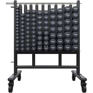 Power Systems 3-Tier Dumbbell Rack with Neoprene Weights Compact Home ...