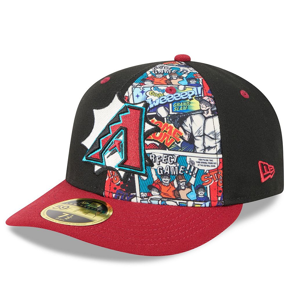 Men's New Era Black/Red Arizona Diamondbacks 2025 MLB Diamond Hero ...