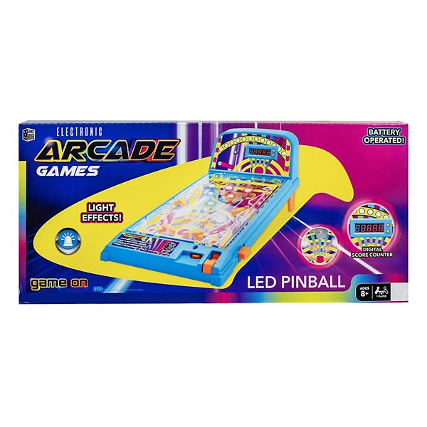 RMS LED Electronic Arcade Pinball Game with Light Effects