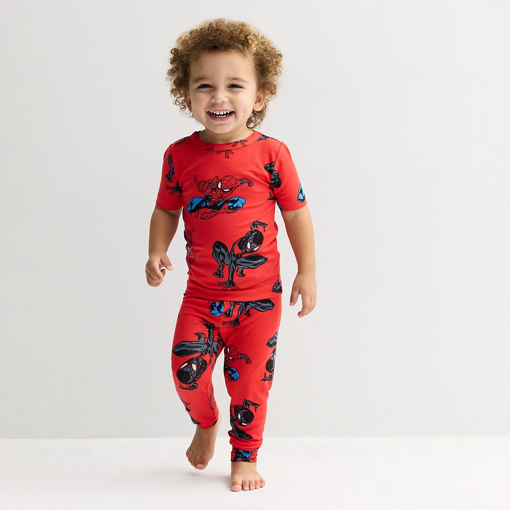 Toddler Boy Marvel Spider-Man "Just Hangin" 2-Piece Pajama Top & Pajama ...