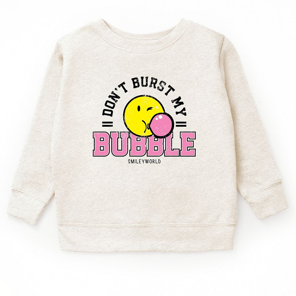 SmileyWorld Don't Burst My Bubble - Youth Graphic Sweatshirt