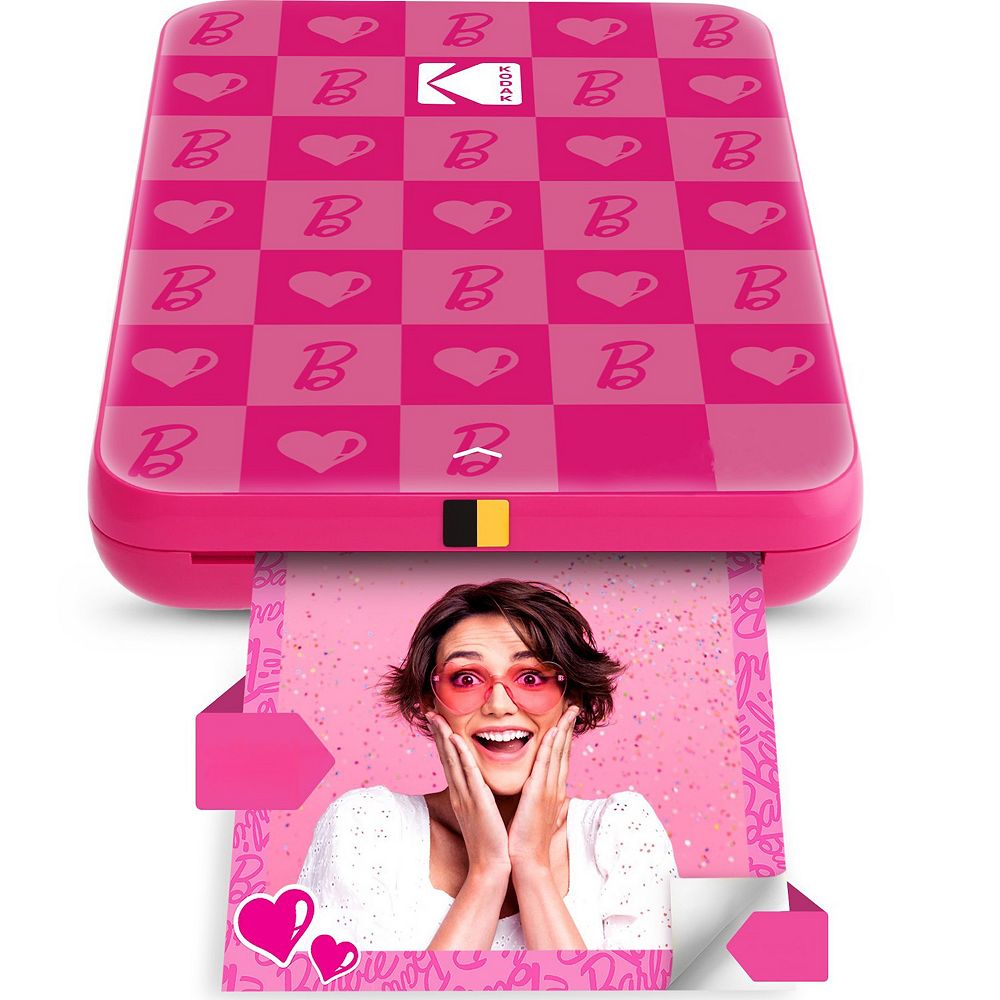 Barbie x Kodak Step Slim Wireless Instant Portable Photo Printer, 2x3 ...